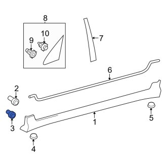 Toyota Matrix Rocker Panels, Floor Pans, Moldings — CARiD.com