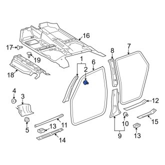 Toyota Corolla Window Hardware — CARID.com