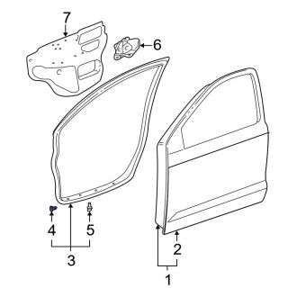 Toyota Highlander OEM Doors & Parts - Shells, Panels, Armrests | CARiD
