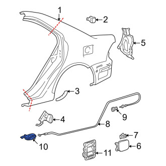 Toyota Corolla OEM Quarter Panels & Parts | Rear & Front — CARiD.com