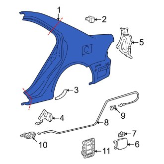 Toyota Corolla OEM Quarter Panels & Parts | Rear & Front — CARiD.com