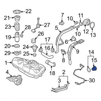 Toyota Land Cruiser OEM Engine & Components | Air Intake Parts — CARiD.com