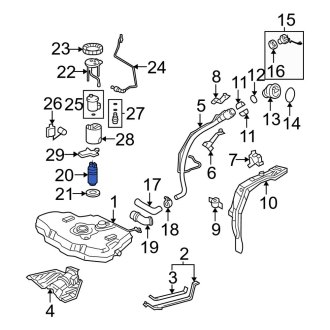 Toyota Matrix OEM Fuel System Parts | Pumps, Lines — CARiD.com