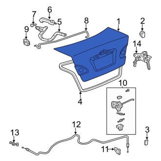 Toyota Corolla Replacement Trunk Lids — CARiD.com