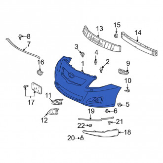 Toyota Corolla Replacement Front Bumpers & Components — CARiD.com