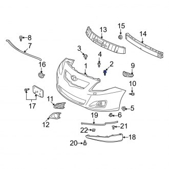 Toyota Venza OEM Bumpers | Genuine Front & Rear Bumpers — CARiD.com