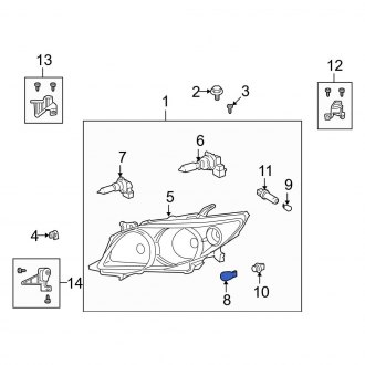 Toyota OEM Light Bulbs | Headlight, Fog & Tail Light Bulbs — CARiD.com