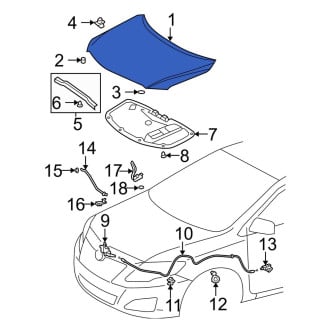 Toyota Corolla Replacement Hood Panels — CARiD.com