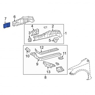 Toyota Replacement Chassis Frame & Rails – CARiD.com