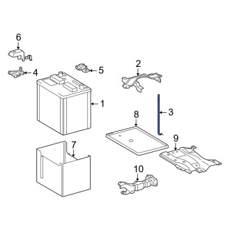 Toyota Matrix Battery Trays, Alternator Brackets, Mounts — CARiD.com