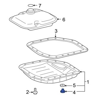 Toyota Prius Transmission Pans, Drain Plugs, Filler Caps & Dipsticks ...