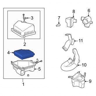 Toyota Venza OEM Air Intake Parts | Filters, Manifolds — CARiD.com