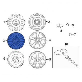 Toyota Corolla OEM Wheels | Original Steel & Alloy Wheels — CARiD.com