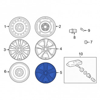 Toyota Corolla OEM Wheels | Original Steel & Alloy Wheels — CARiD.com