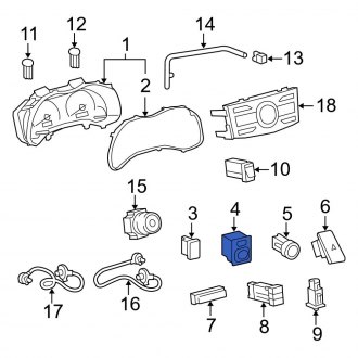 Toyota FJ Cruiser OEM Electrical Parts | Sensors, Switches — CARiD.com