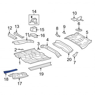 Toyota Matrix Rocker Panels, Floor Pans, Moldings — CARiD.com