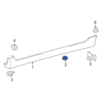 Toyota Matrix Rocker Panel Hardware | Clips, Brackets — CARiD.com