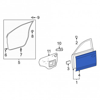Toyota Corolla Replacement Door Shells & Skins — CARiD.com
