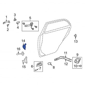 Toyota Sienna Door Hinges, Pin & Bushing Kits – CARiD.com