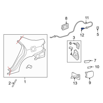 Toyota OEM Quarter Panels & Parts | Rear & Front — CARiD.com