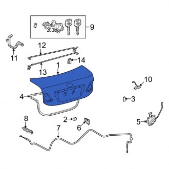 Toyota Corolla Replacement Trunk Lids | CARiD
