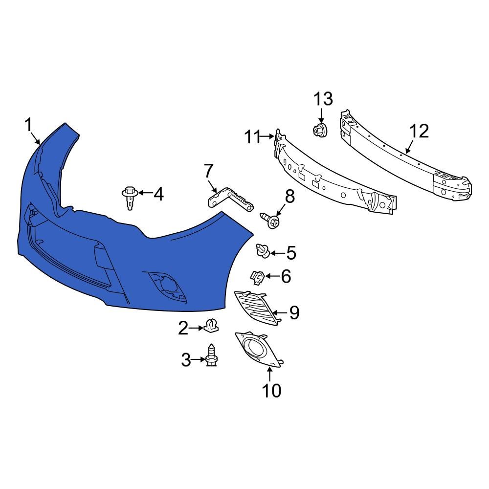 Toyota OE 5211903904 - Front Bumper Cover