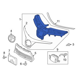 Toyota OE™ Replacement Grilles | CARiD