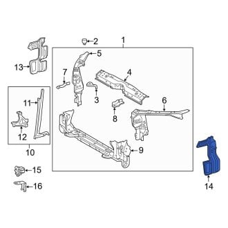 Toyota Corolla OEM Header Panels & Parts — CARiD.com