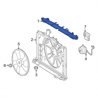 Toyota Corolla Radiator Support Covers | CARiD