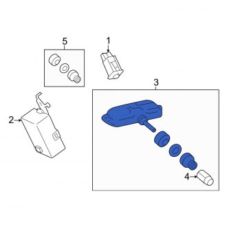 Toyota Corolla Cross OEM TPMS Sensors - Bluetooth, Wireless, USB | CARiD