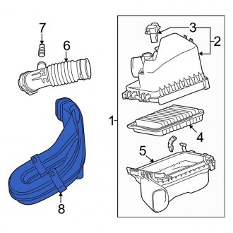 Toyota Corolla OEM Air Intake Parts - Filters, Manifolds | CARiD
