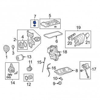 Toyota OEM Engine Parts | Rebuild Kits, Pistons — CARiD.com