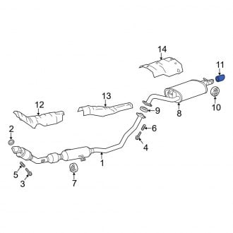 Toyota Corolla OEM Exhaust Parts | Systems, Tips, Pipes — CARiD.com