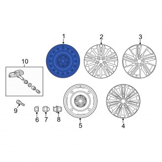 Toyota Corolla OEM Wheels - Original Steel & Alloy Wheels | CARiD