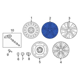 Toyota Corolla OEM Wheels | Original Steel & Alloy Wheels — CARiD.com