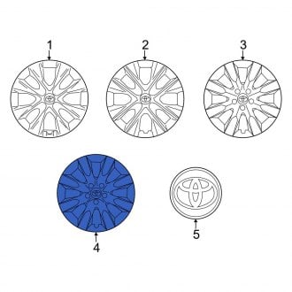 Toyota Corolla OEM Wheel Covers - Hub Caps, Wheel Skins | CARiD
