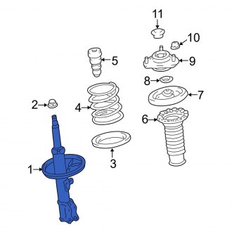 Toyota Corolla OEM Suspension Parts | Shocks, Struts — CARiD.com
