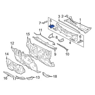 Toyota Corolla Cowl Panels & Parts - Vent Grills | CARiD