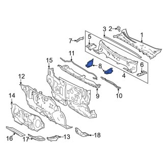 Toyota Corolla Cowl Panels & Parts - Vent Grills | CARiD