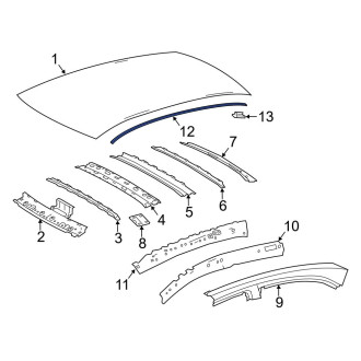 Toyota Corolla Replacement Roofs & Components | CARiD