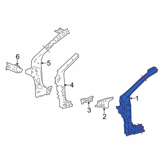 Toyota Corolla Chassis Frames & Body Parts — CARiD.com