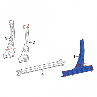 Toyota Corolla Chassis Frames & Body Parts — CARiD.com