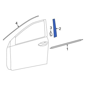 Toyota Corolla Door Moldings - Side, Edge, Belt | CARiD