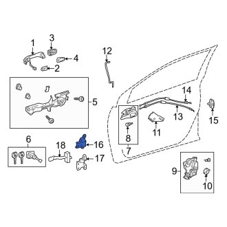 Toyota Corolla Cross Door Hinges, Pin & Bushing Kits – CARiD.com