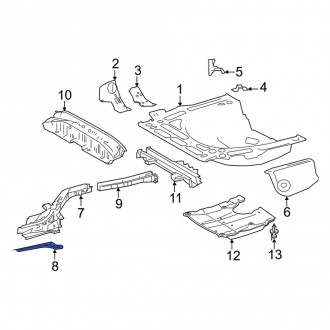 Toyota Corolla Replacement Chassis Frames & Rails - CARiD.com