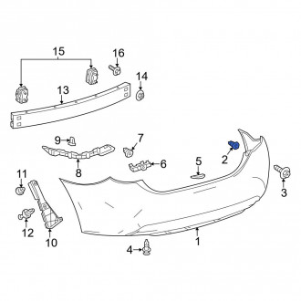 Toyota C-HR OEM Bumpers | Genuine Front & Rear Bumpers — CARiD.com