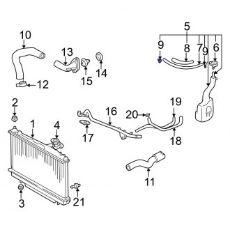 Toyota Highlander Coolant Overflow Tanks — CARiD.com
