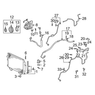 Toyota Camry OEM A/C & Heating Parts | Systems, Compressors — CARiD.com