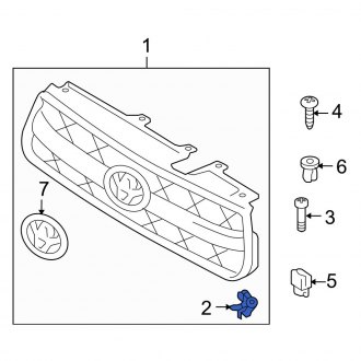 Toyota Tacoma OEM Grilles | Factory Billet & Mesh Grilles — CARiD.com