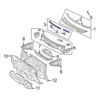 Toyota RAV4 Hood Weatherstripping Seals — CARiD.com